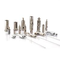 China Tool Free Quick Adjustable Suspension Cable Gripper Stainless Steel Push Pull Wire Lock for Ceiling Light Positioning for sale