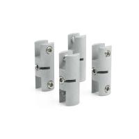 China Double Sided Side Clamp Panel Adjoiner Connector Hardware for Cable Display Retail Exhibition Sign Gallery for sale