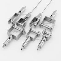 China Ceiling Mount Acoustic Panel Suspension Kit Adjustable Cable Gripper Stainless Steel Wire Rope Auditorium Sound Panels for sale