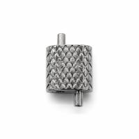 China H9-908 Self-Locking Cable Looping Gripper 1.0-1.5mm 30kg / 66lbs Polished Brass High Security Wire Rope Clamp for sale