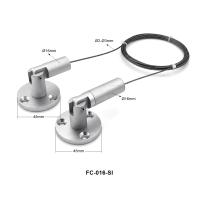 China Wall-to-Wall Banner Hanging System Stainless Steel Cable Tensioner Display Hardware Kit for sale