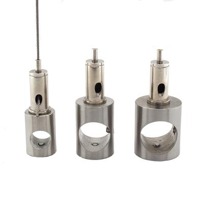 China Tool-Free Lever-Release Fork Gripper 2.0mm Quick Slide Height Adjustable Suspension Wire Rope Clamp for sale