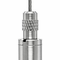 China Brass Material Cable Gripper with Lock – 3.0mm Wire Rope, 160kg Safe Working Load, Industrial Suspension for sale