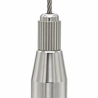 China Brass Material Cable Gripper with Lock – 3.0mm Wire Rope, 160kg Safe Working Load, Industrial Suspension for sale