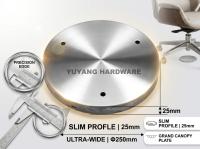 China Ceiling Lamp Base Commercial Restaurant Cafe Pendant Light 3 4 5 Hole Plate Gold Bronze for sale