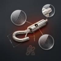China Nickel Plated Square Wire Lock J Type Hook Cable Gripper Hook Grippers for Display Hanging System for sale