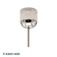 China Copper Ceiling Mounting Disc Attachment Gripper 1.2-2.0mm Cable for LED Lights Billboards for sale