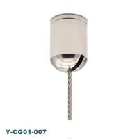 China Copper Ceiling Mounting Disc Attachment Gripper 1.2-2.0mm Cable for LED Lights Billboards for sale