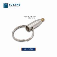 China Picture & Lighting Hanging Suspension Wire Rope Clip, YUYANG Brand Nickel Plated Brass Zinc Alloy, Fits 0.8~1.2mm Cable for sale