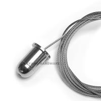 China F3-307 Fork Gripper Brass Nickel Black Finish M4 Thread for Cable Suspension for sale