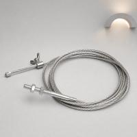 China LED Wire Rope Suspension Kit, Cable Gripper Buckle Ceiling Hanging Set for Modular Light for sale