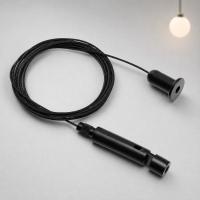 China Black Vibration Absorbing Cable Suspension Kit with Damping Spring & Stainless Steel Wire Rope Gripper for LED Panel Light for sale
