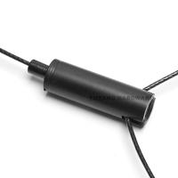 China Black SUS304 Stainless Steel Wire Rope Suspension Kit Adjustable Cable Gripper Ceiling Light Hanging Set for sale