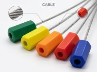 China 1.5mm Adjustable Steel Cable Security Seal Locking Hasp Container Door Cargo Logistics for Tamper Evident Sealing for sale