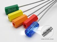 China 1.8mm High Tensile Steel Cable Security Seal Shipping Container Truck Trailer Meter Box Tamper Evident Lock for sale
