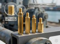 China Nickel Plated Precision CNC Machined Fastener for Industrial Marine Machinery Equipment for sale
