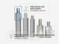 China Nickel Plated Precision CNC Machined Fastener for Industrial Marine Machinery Equipment for sale