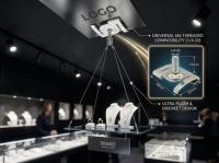 China Chrome Plated Ceiling Attachment 1/4-20 UNC Thread 38mm for Retail Display Cable Systems for sale