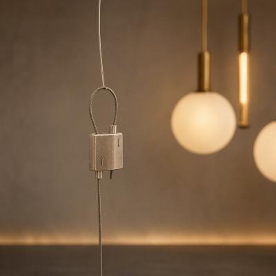 China Pendant Lighting Cable Gripper with Secure Locking Design Wire Gripper for Commercial Lighting Suspension Cable for sale