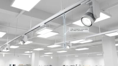 China 2.5mm Wire Rope Sling Safety Lanyard Loop Eye LED Panel Light Anti-drop Cable for sale