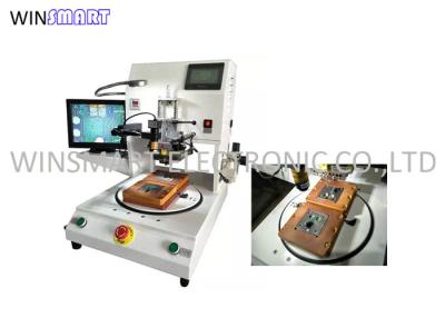 China Dual Fixtures Single Thermode Hot Bar Soldering Machine Rotable for sale