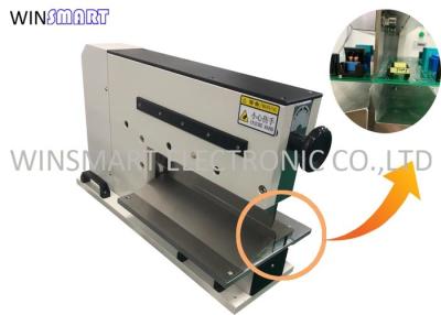 China 200mm 600mm Linear Blade PCB Board Cutter Machine Foot Pedal Control for sale