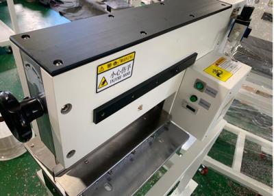 China Horizontal Blades V Cut PCB Separator Machine 330mm Air Driven Depaneling Tool for sale