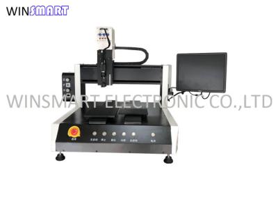 China CCD Visual Control PCB Glue Dispensing Machine SMTDR6 with 200×400mm Dual Tables and ±0.01mm Precision for sale