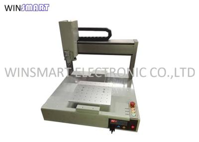 China SMTDR411 PCB Glue Dispenser Robot with 400x400mm Work Area, 0.01mm Precision and Teaching Box Programming for sale
