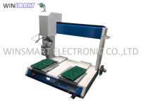 China PLC Controlled 0.6-1.6mm Solder Wire Semi Automatic Soldering Robot for sale