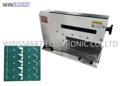 China Less 300u Strain Aluminum LED PCB Cutter 400mm Linear Blade PCB Depanelizer for sale