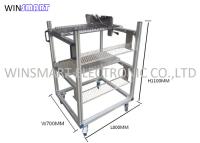 China Panasonic CM602 SMT Feeder Cart - 800x700x1100mm Aluminum Alloy Storage for 60pcs 8mm Feeders for sale
