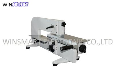 China 330mm Cutting Length Manual PCB Depanelizer Machine with Circular Blade for V-Groove Separation for sale