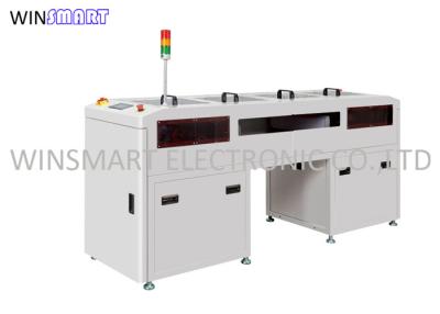 China 300VA PCB Loader Unloader with HMI Control Panel - 90° Turn Conveyor for 50x50 to 460x330mm PCBs for sale
