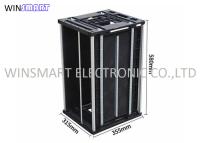 China Adjustable ESD PCB Magazine Rack 355x320x563mm with 50 Board Capacity and 10⁴-10⁶ Ω Surface Resistance for sale