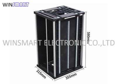 China Adjustable ESD PCB Magazine Rack 355x320x563mm with 50 Board Capacity and 10⁴-10⁶ Ω Surface Resistance for sale