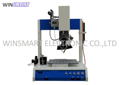 China 4-Axis Robotic SMD Soldering Machine SMTSR114 with 300x300x80mm Stroke and 0-500℃ Temperature Range for sale