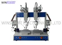 China Dual Heads Automatic Soldering Robot SMD PCB Machine 220V/110V with 0-550℃ Temperature Range and ±0.02mm Precision for sale