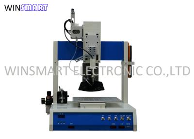 China Single Table Robotic Soldering Machine SMTSR113 with PLC Control, 300×300×80mm Stroke, ±0.02mm Precision for sale