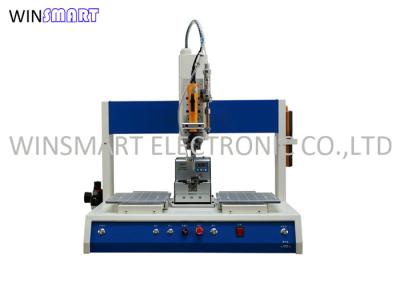 China 4-Axis Robotic Automatic Screwdriver with Feeder System - Dual Platform 500×300×100mm Range AC220V for sale