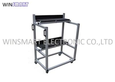 China Fuji NXT SMT Feeder Storage Cart 880x600x1150mm with 80 Feeders Capacity and ESD Wheels for sale