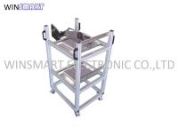 China ESD Aluminium Alloy Universal SMT Feeder Cart 600x500x1100mm with 30-Piece Storage Capacity for SMT Production Lines for sale