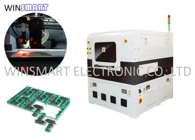 China CCD Positioning 20W UV Laser FR4 PCB Separator Machine with 460x460mm Work Area and ±2μm Precision for sale