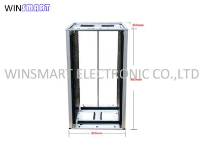 China Durable Folding SMT ESD Antistatic PCB Magazine Rack 355x320x563mm with 50 Board Capacity for sale