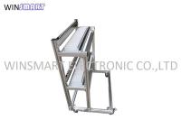 China SAMSUNG SM Stainless Steel Feeder Storage Trolley 1000x600x1200mm 2 Layers 4 Wheels 35kg Capacity for sale
