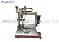 China Desktop Robotic PCB Iron Soldering Machine 4 Axis 400x300mm Stroke PLC Control for sale