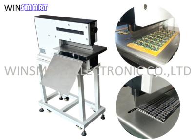 China PCB V Cut Machine 2 Linear Blades PCB Cutter 70mm Component Height 110V 220V for sale