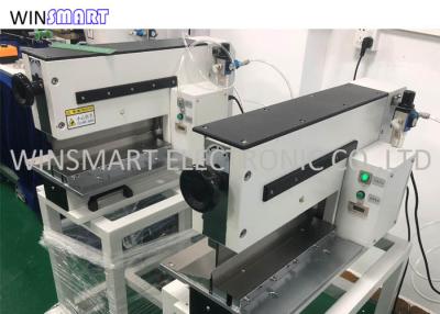 China Customizable PCB Guillotine Manual Cutter PCB Singulation 330mm Cutting Length 0.4-0.7MPa Air Pressure for sale