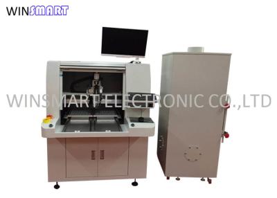 China 17 Inch LCD Programming CCD System PCBA Cutting Machine PCB Depaneling Router 60000rpm for sale