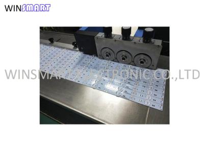 China 1500mm Multi-Blade LED PCB Separator Machine for Aluminum & FR4 Boards with 0-500mm/s Speed and 0.6-3mm Thickness Range for sale